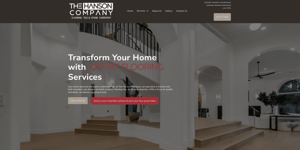 Hanson Company: Flooring, Tile & Carpentry in Las Vegas